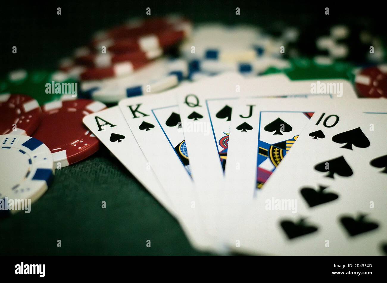 Playing cards spread out hi-res stock photography and images - Alamy
