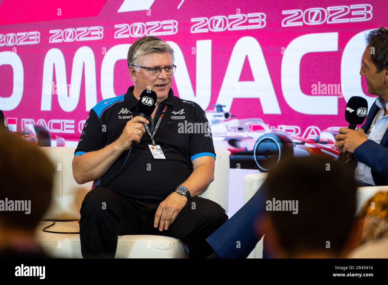 SZAFNAUER Otmar, Team Principal of Alpine F1 Team, portrait, press conference during the Formula ...