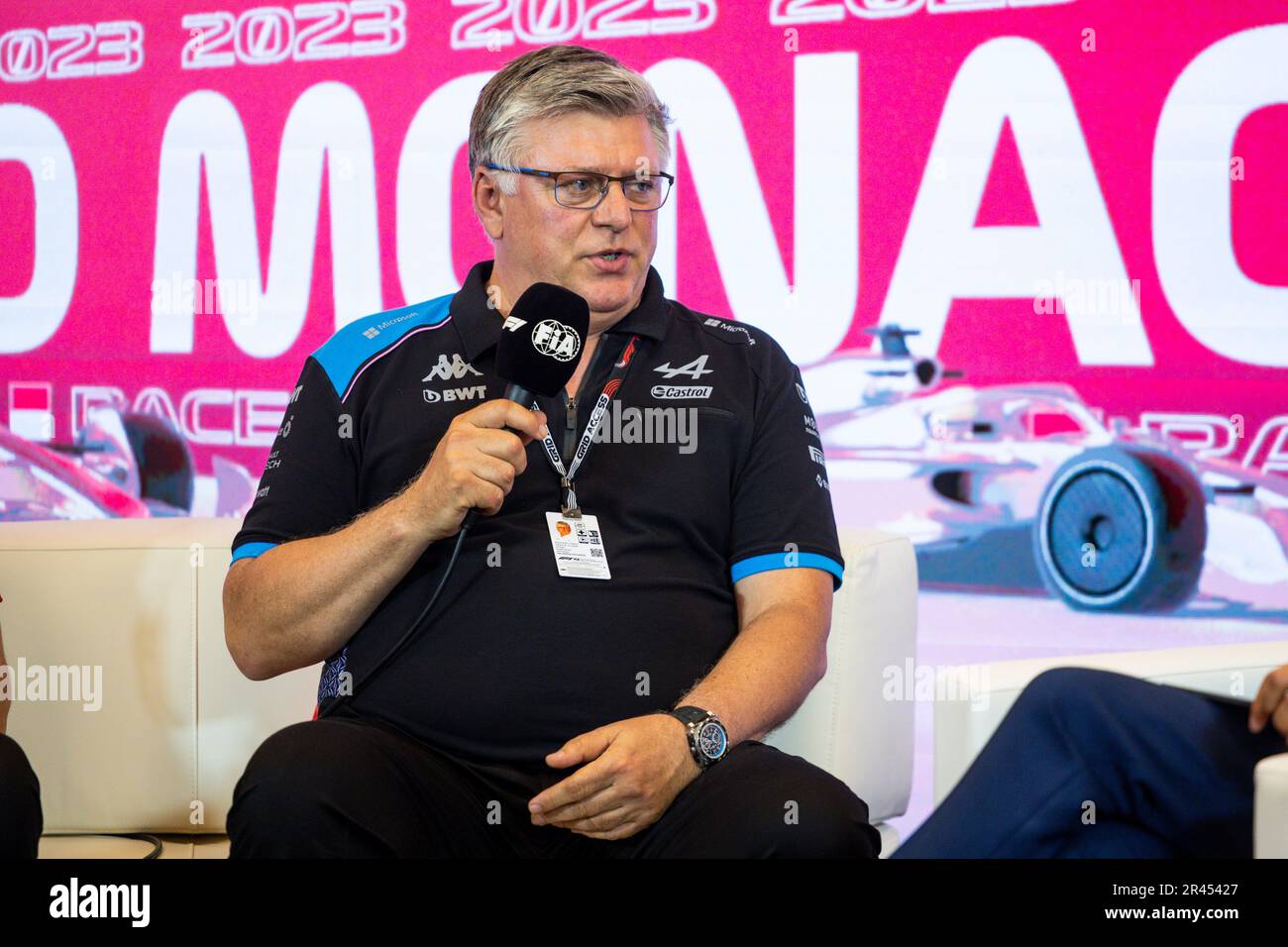 SZAFNAUER Otmar, Team Principal of Alpine F1 Team, portrait, press conference during the Formula ...