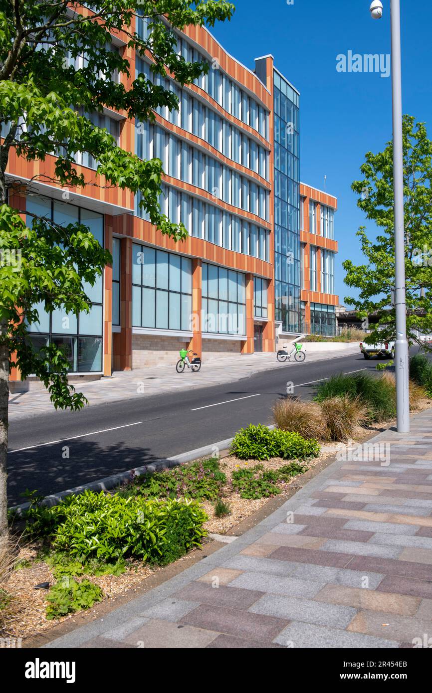 The new Broad Marsh Car Park in Nottingham City, Nottinghamshire ...