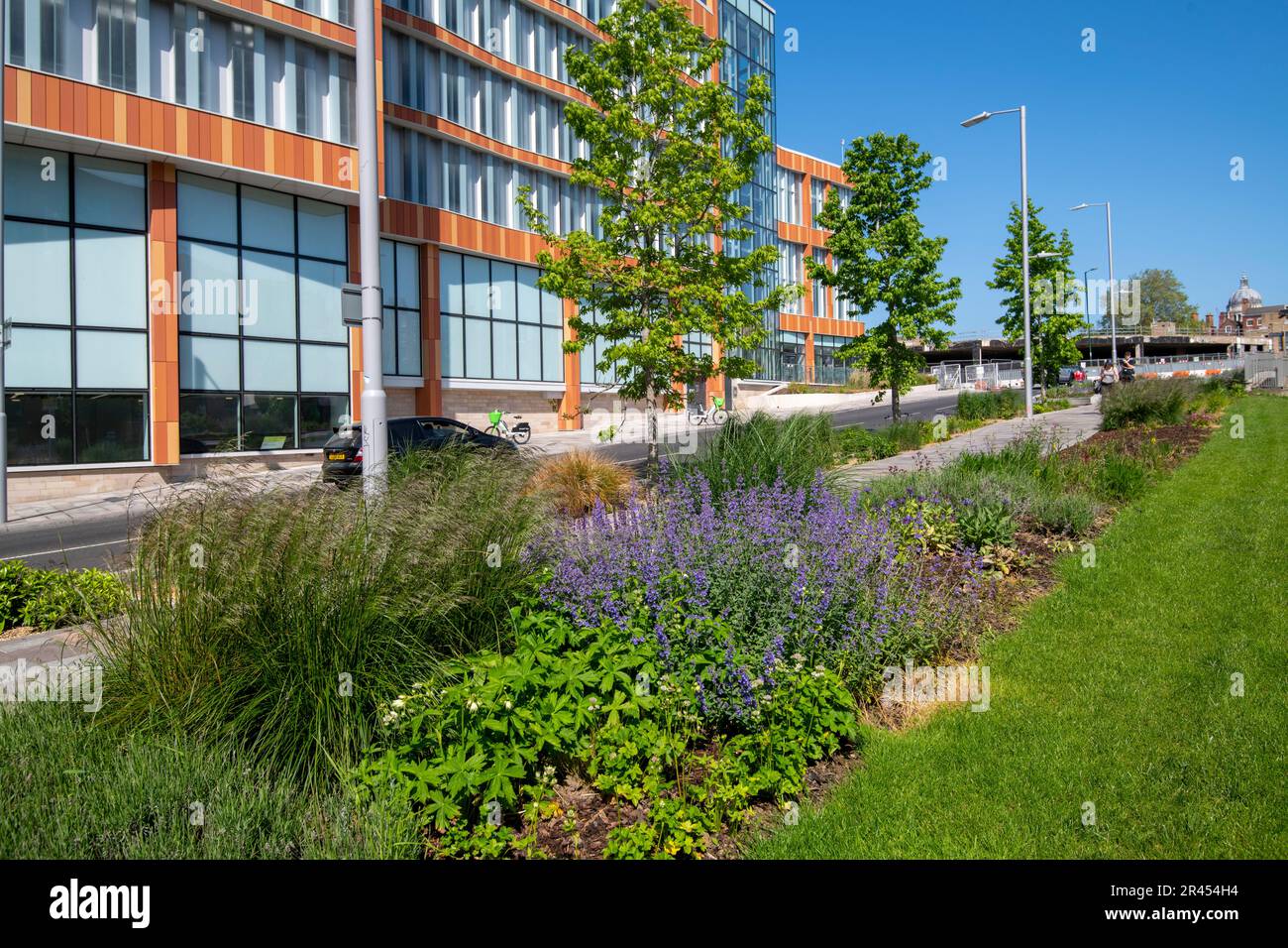 The new Broad Marsh Car Park in Nottingham City, Nottinghamshire ...