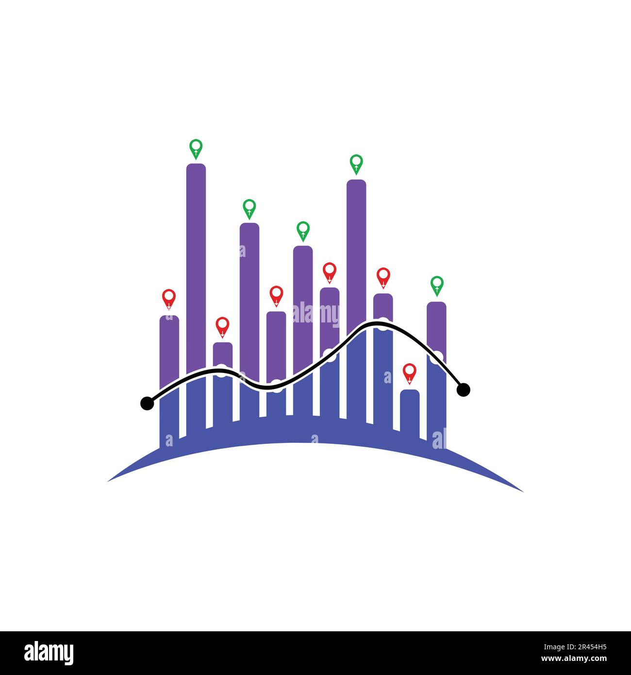 Finance logo vector unique concept illustration Stock Vector Image ...