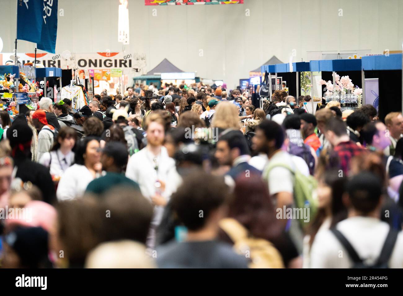 People attend MCM Comic Con at the ExCel London in east London. Picture ...