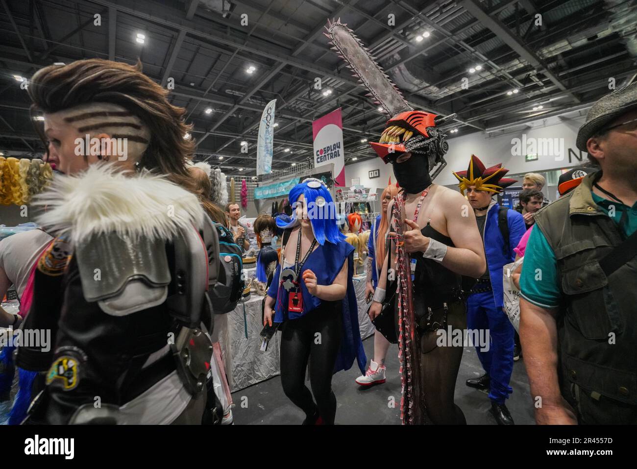 London UK. 26 May 2023 Hundreds of science fiction fans on the opening ...