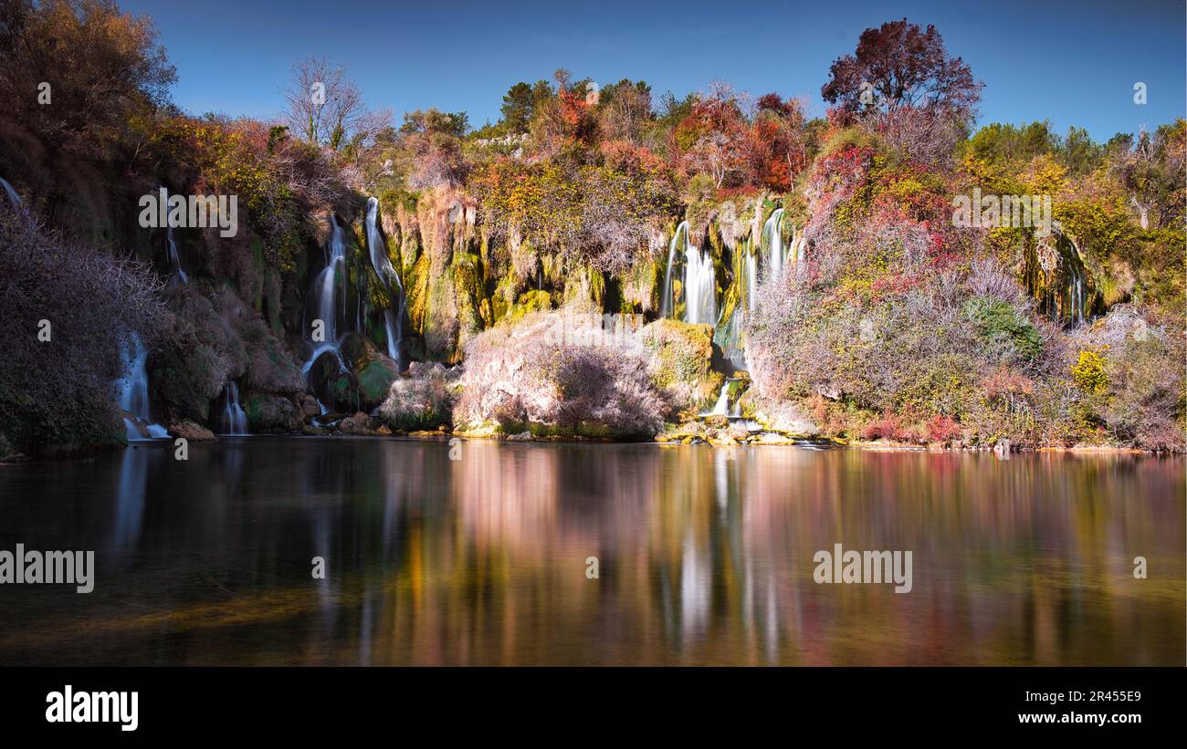 Kravica waterfall autumn hi-res stock photography and images - Alamy