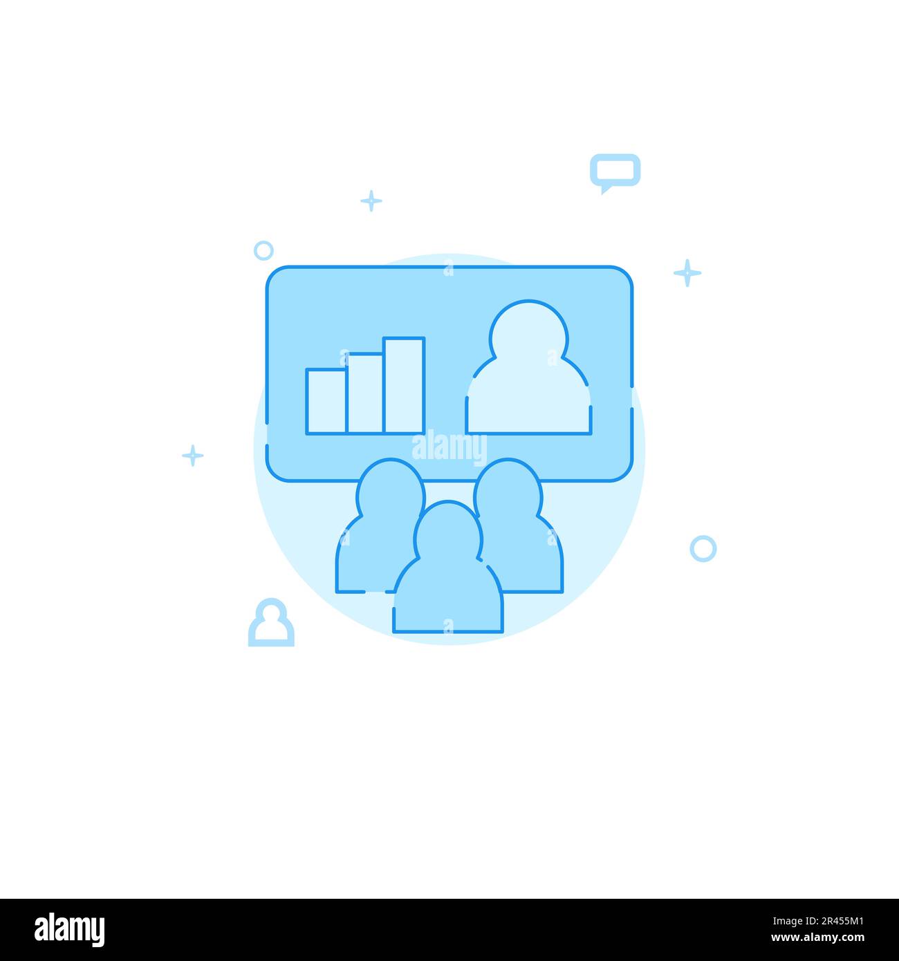 Conferencing vector vectors hi-res stock photography and images - Alamy