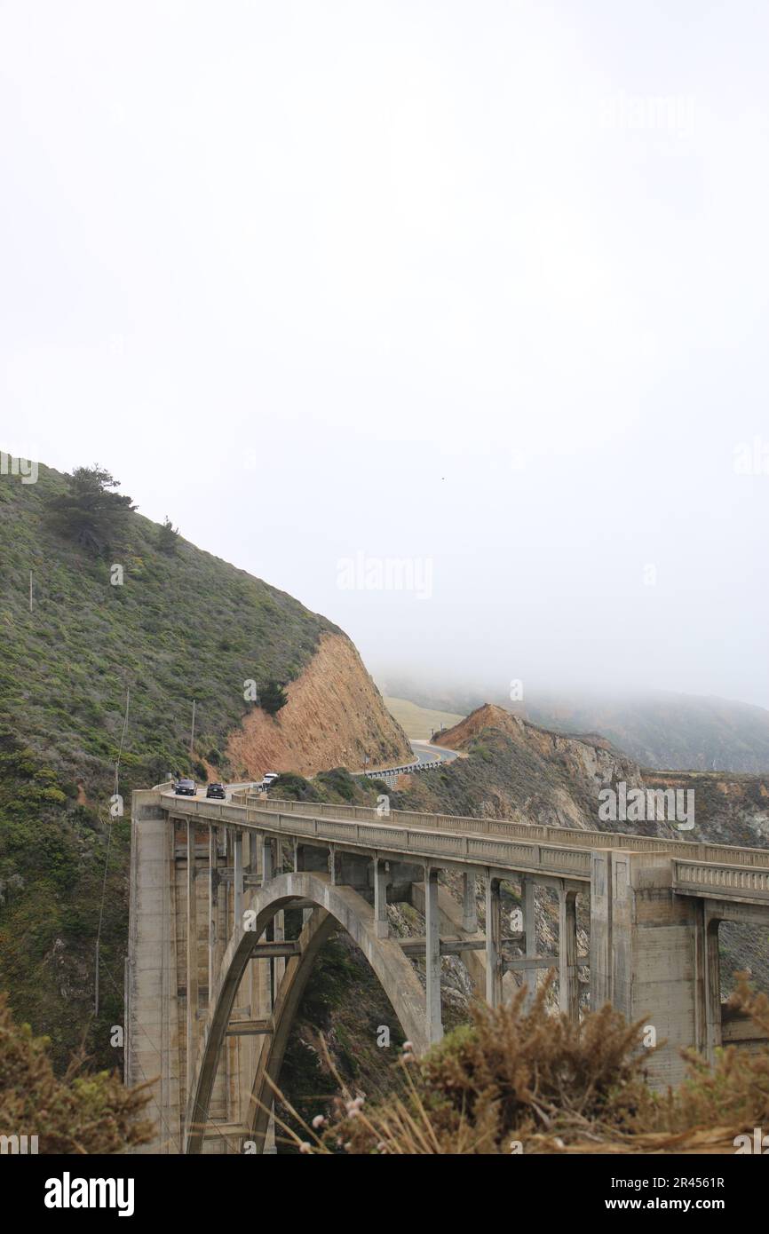 A scenic highway bridge in Big Sur, California, USA Stock Photo - Alamy