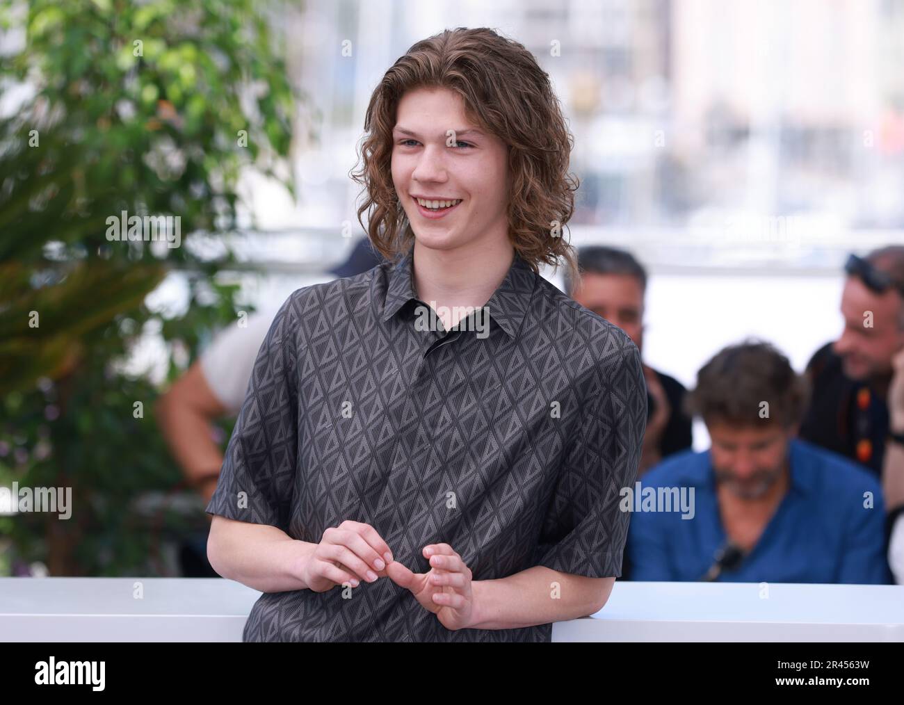 Cannes, France. 26th May, 2023. French actor Samuel Kircher poses ...