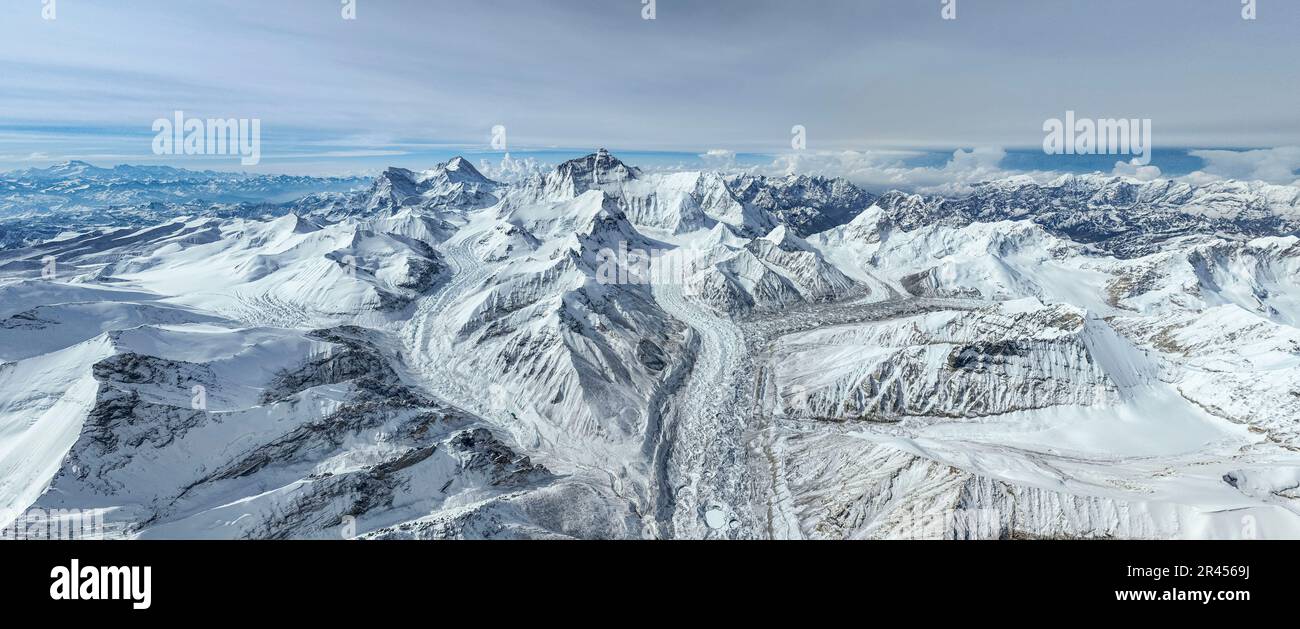 Lhasa. 23rd May, 2023. This aerial photo taken on May 23, 2023 shows a ...