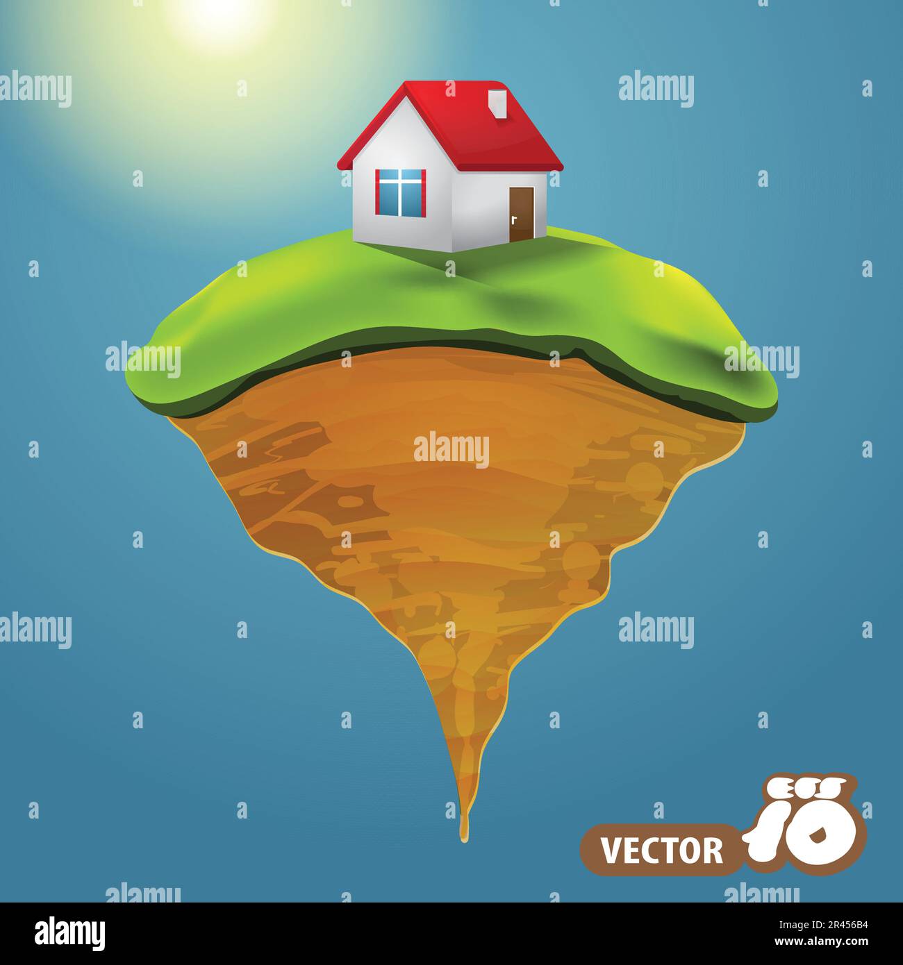 Small dream house Stock Vector Images - Alamy