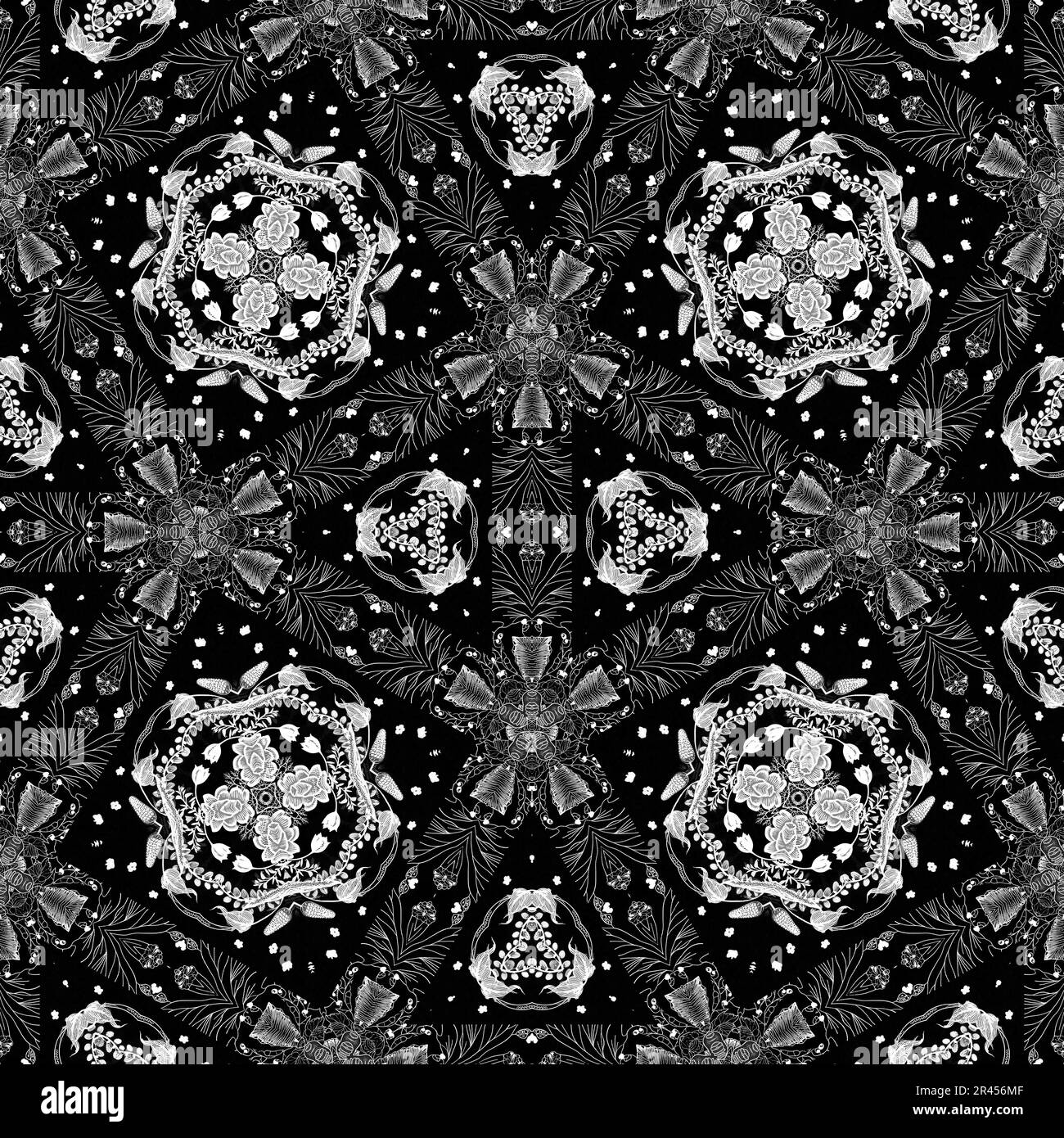 Black lacy scarf Black and White Stock Photos & Images - Alamy