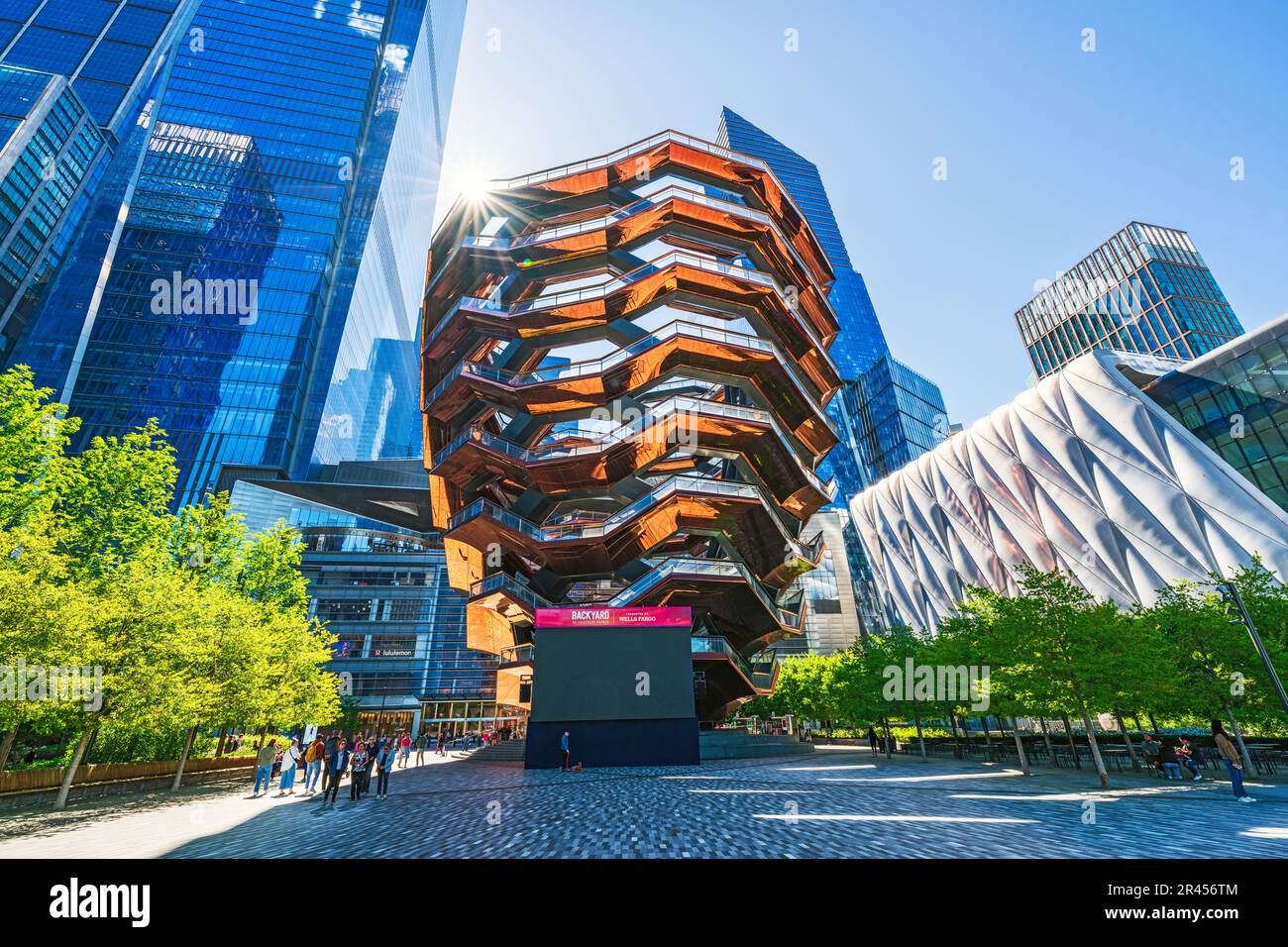 The Vessel, Architectural Attraction at Hudson Yards Hudson River ...