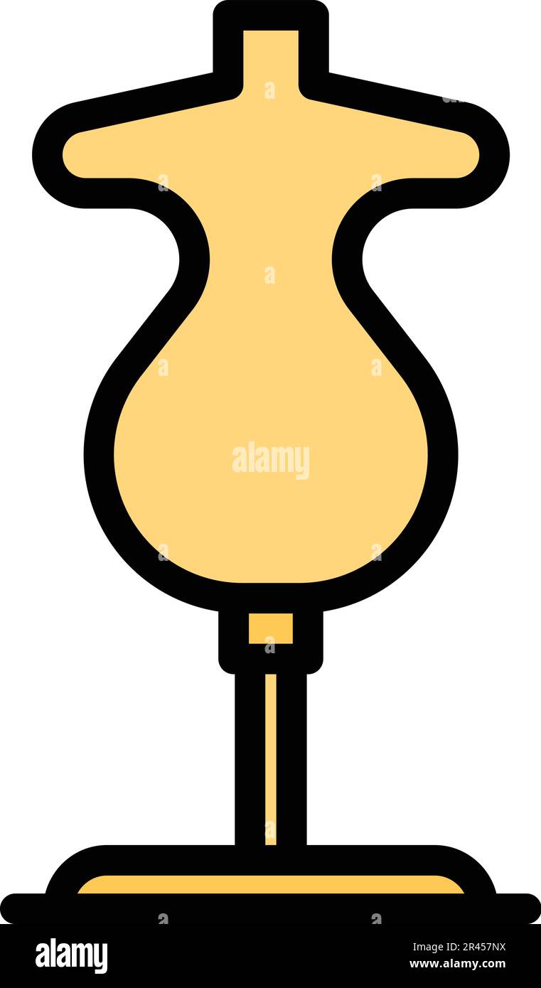 Mannequin icon. Outline Mannequin vector icon for web design isolated ...