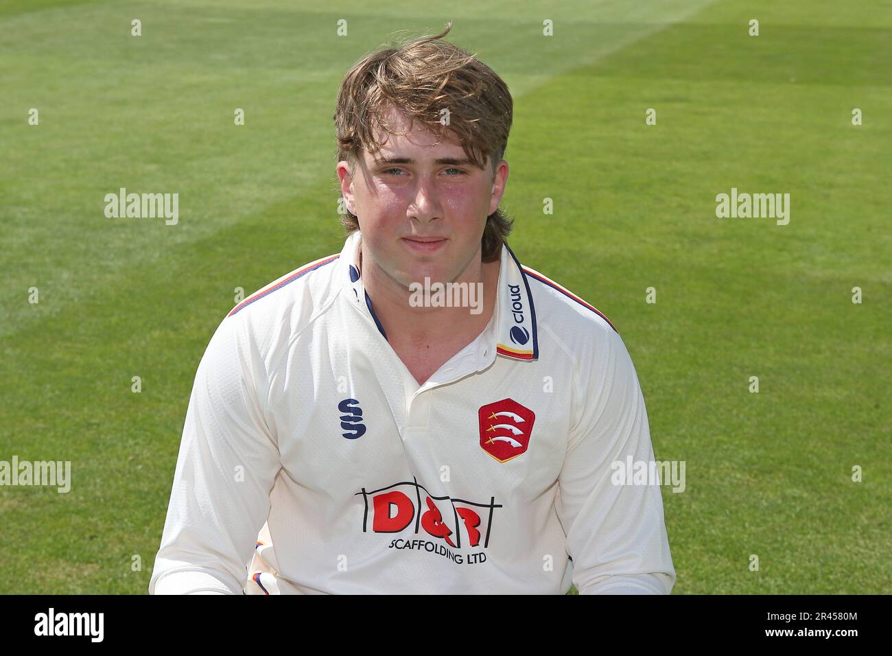 Noah Thain of Essex during Essex CCC vs Ireland, Domestic First Class ...
