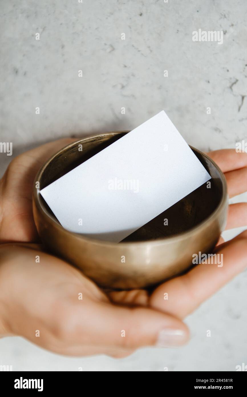 Tarjeta de visita maqueta hi-res stock photography and images - Alamy