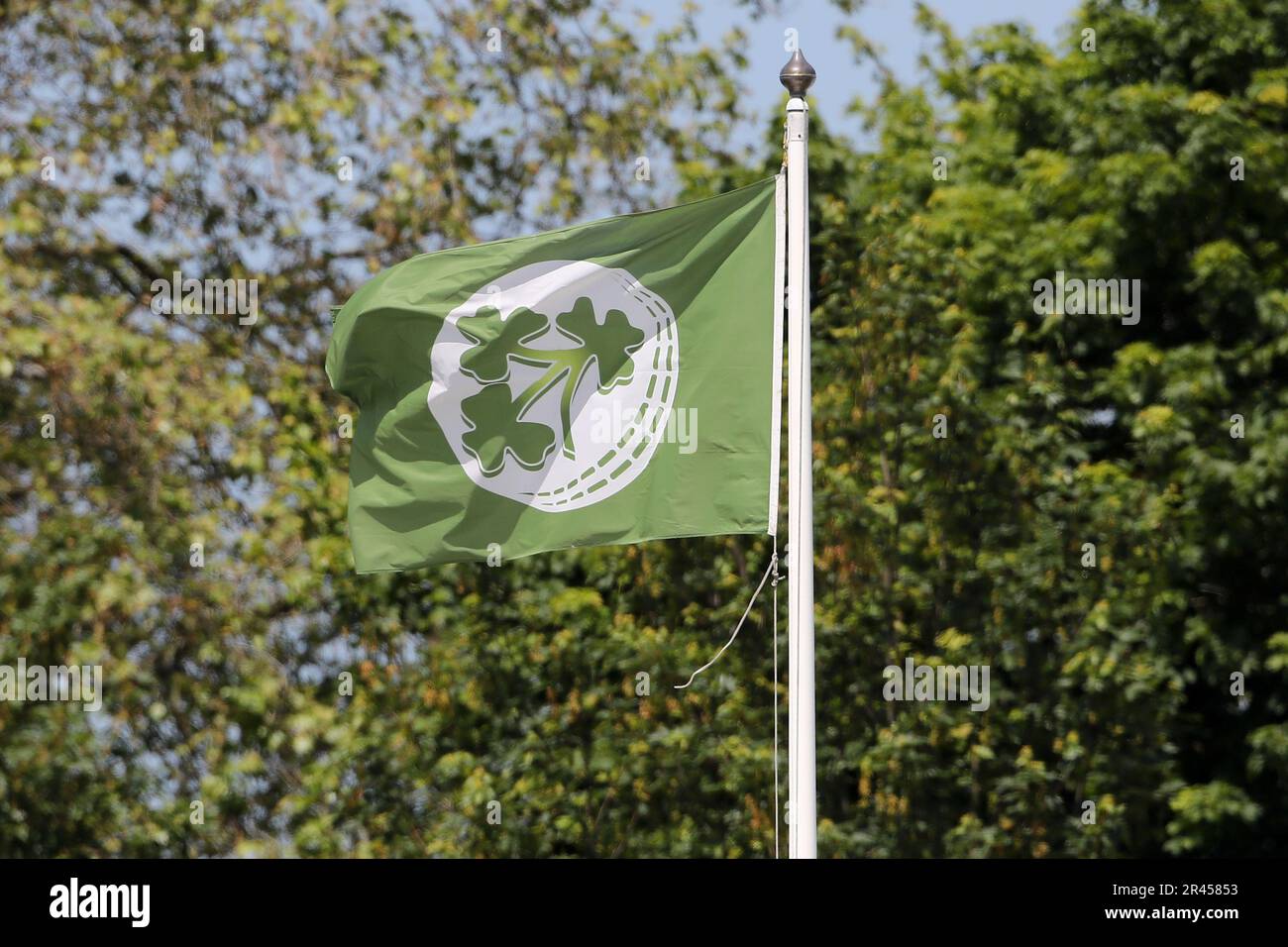 Ireland flag during Essex CCC vs Ireland, Domestic First Class Match ...