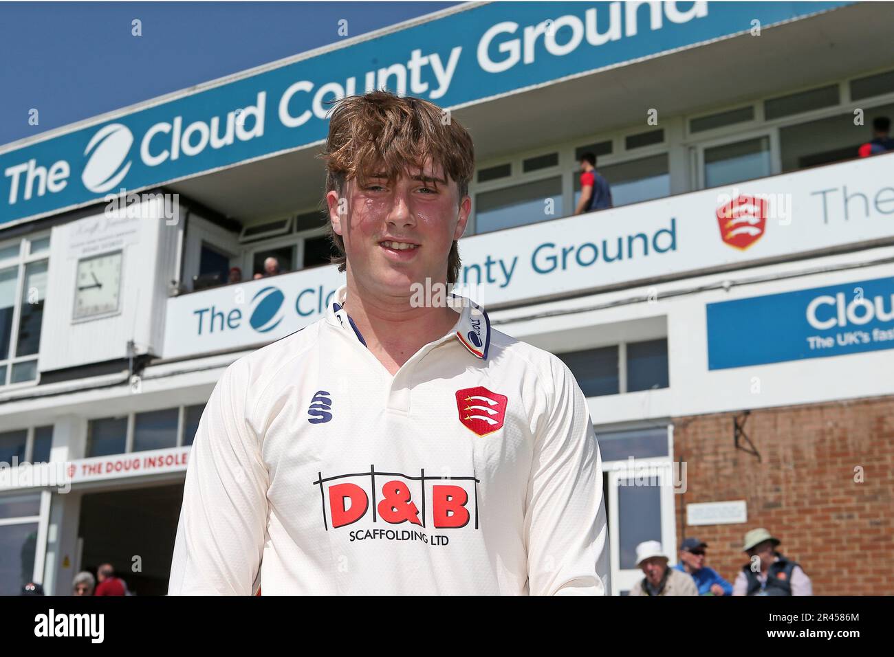 New Essex signing Noah Thain during Essex CCC vs Ireland, Domestic ...