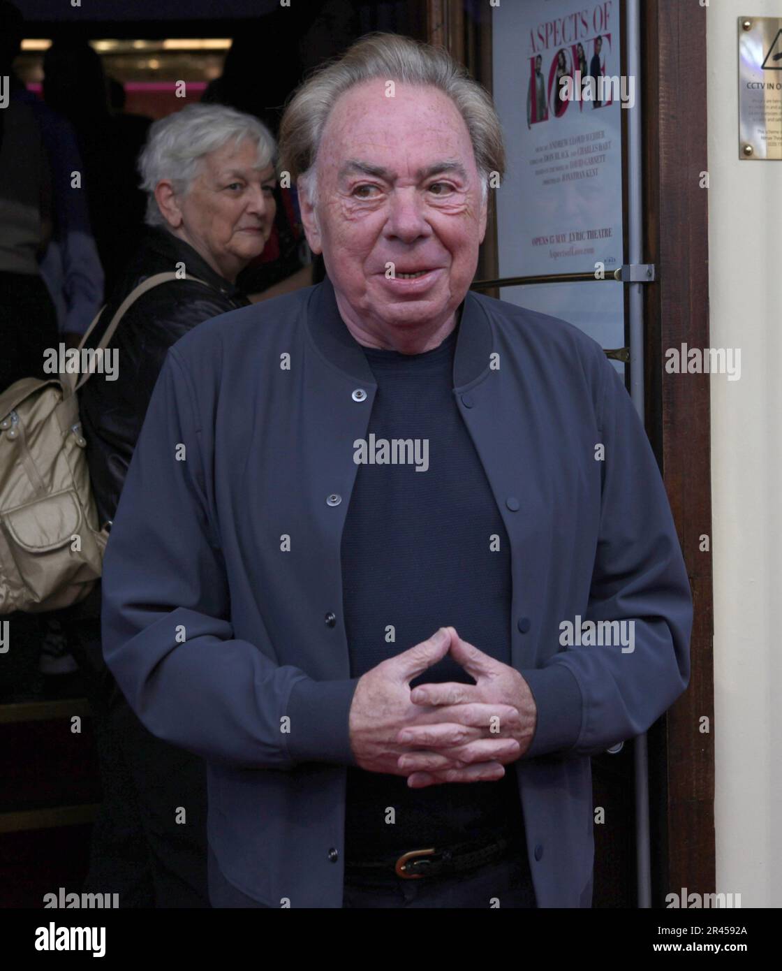 London, UK. Andrew Lloyd-Webber at Aspects of Love opening night. Lyric theatre. 25th May 2023 ...