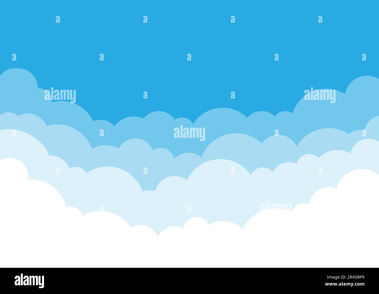 Sky clouds background cartoon paper style Stock Vector Image & Art - Alamy