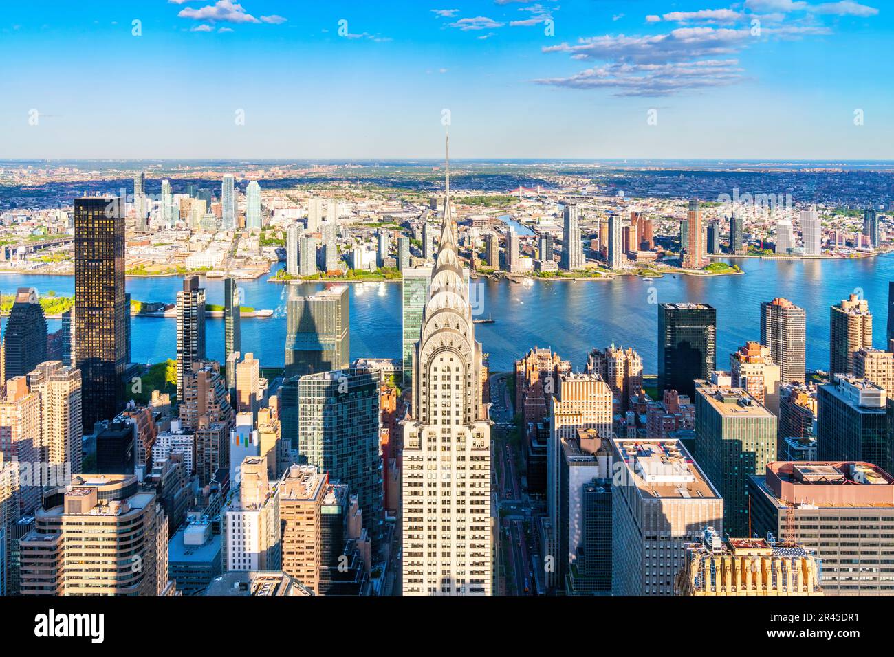 Chrysler Building as seen from Summit , One Vanderbilt, Observation ...