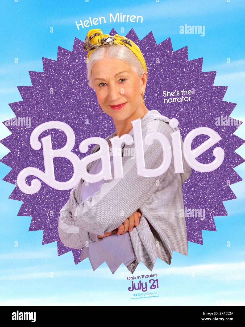 Barbie 2023 film poster hi-res stock photography and images - Alamy