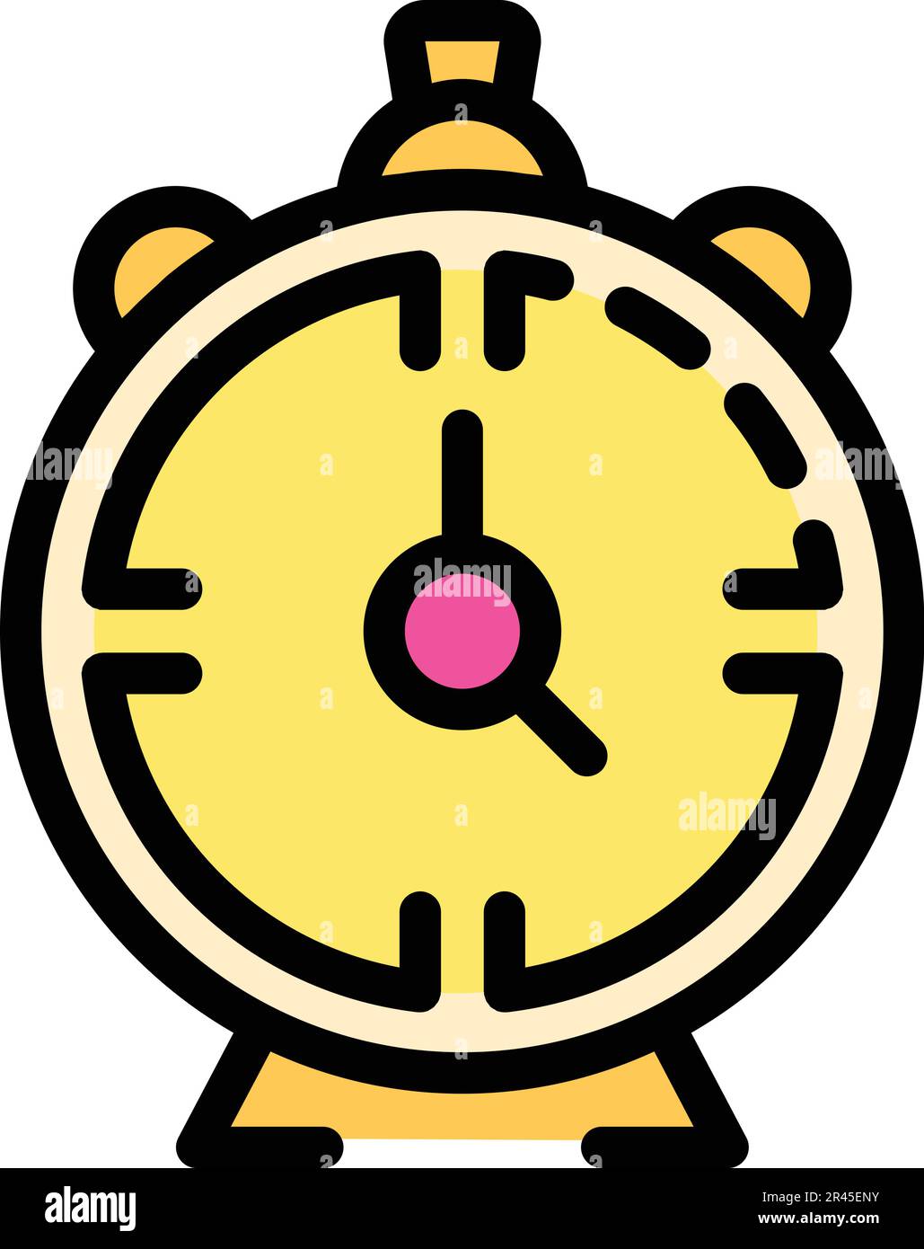 Brainstorming alarm clock icon. Outline Brainstorming alarm clock ...