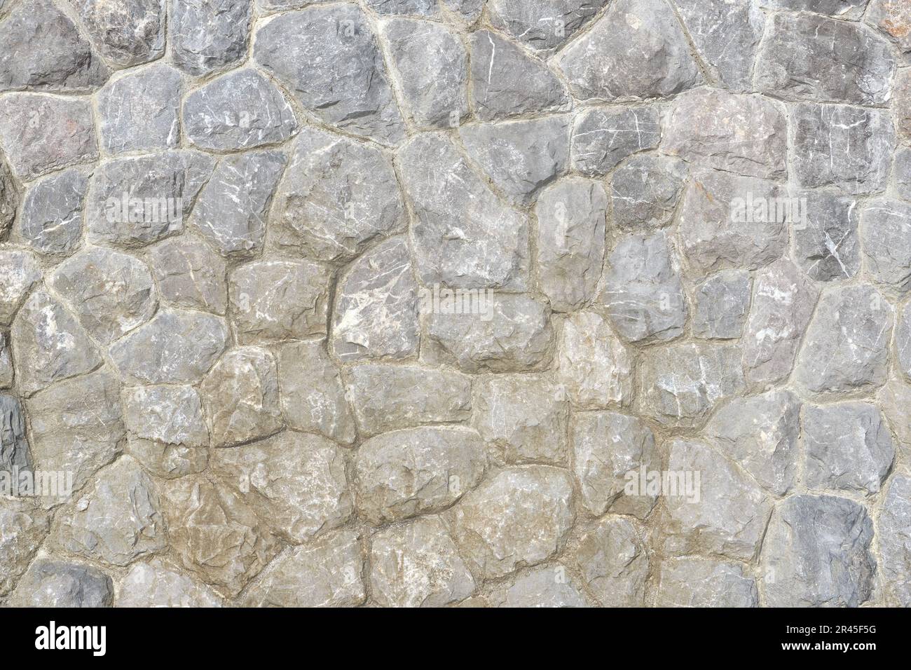 Granite stone wall, pattern of natural gray granite stone wall for ...