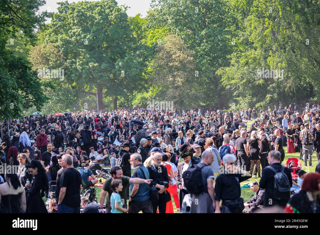Leipzig, Germany. 26th May, 2023. Thousands of people attend the ...