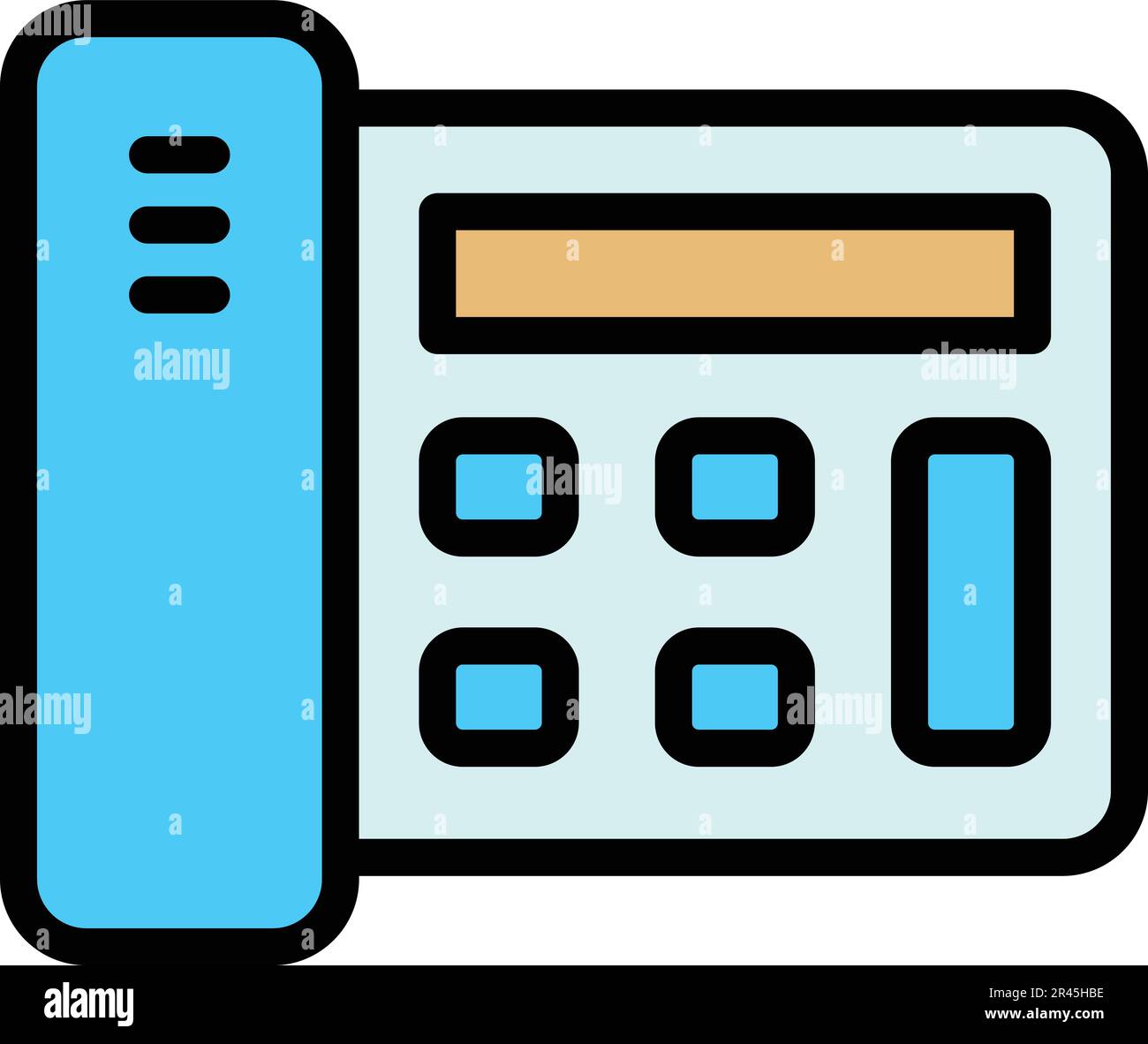 Smart office telephone icon. Outline Smart office telephone vector icon ...
