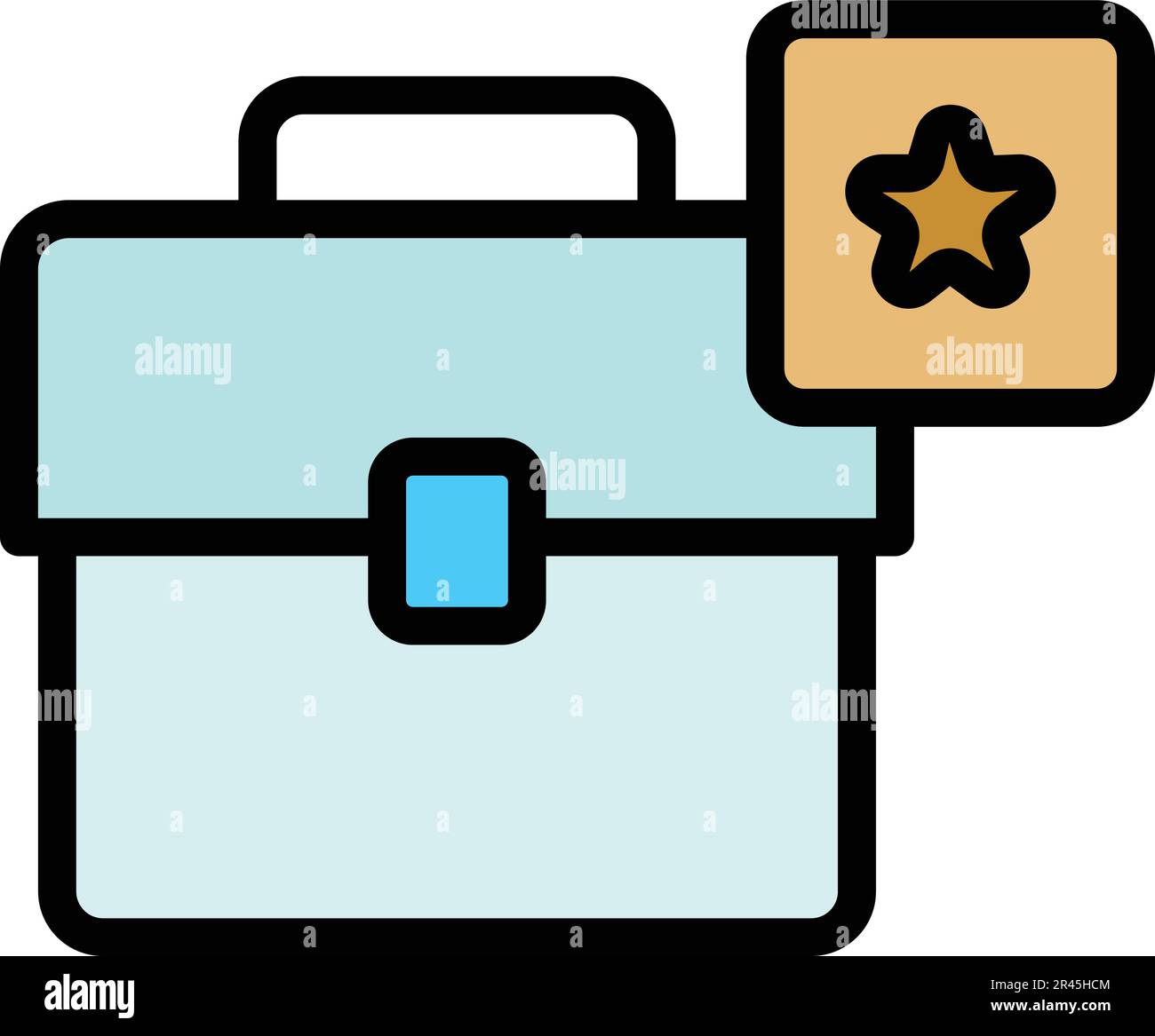 Smart office bag icon. Outline Smart office bag vector icon for web ...