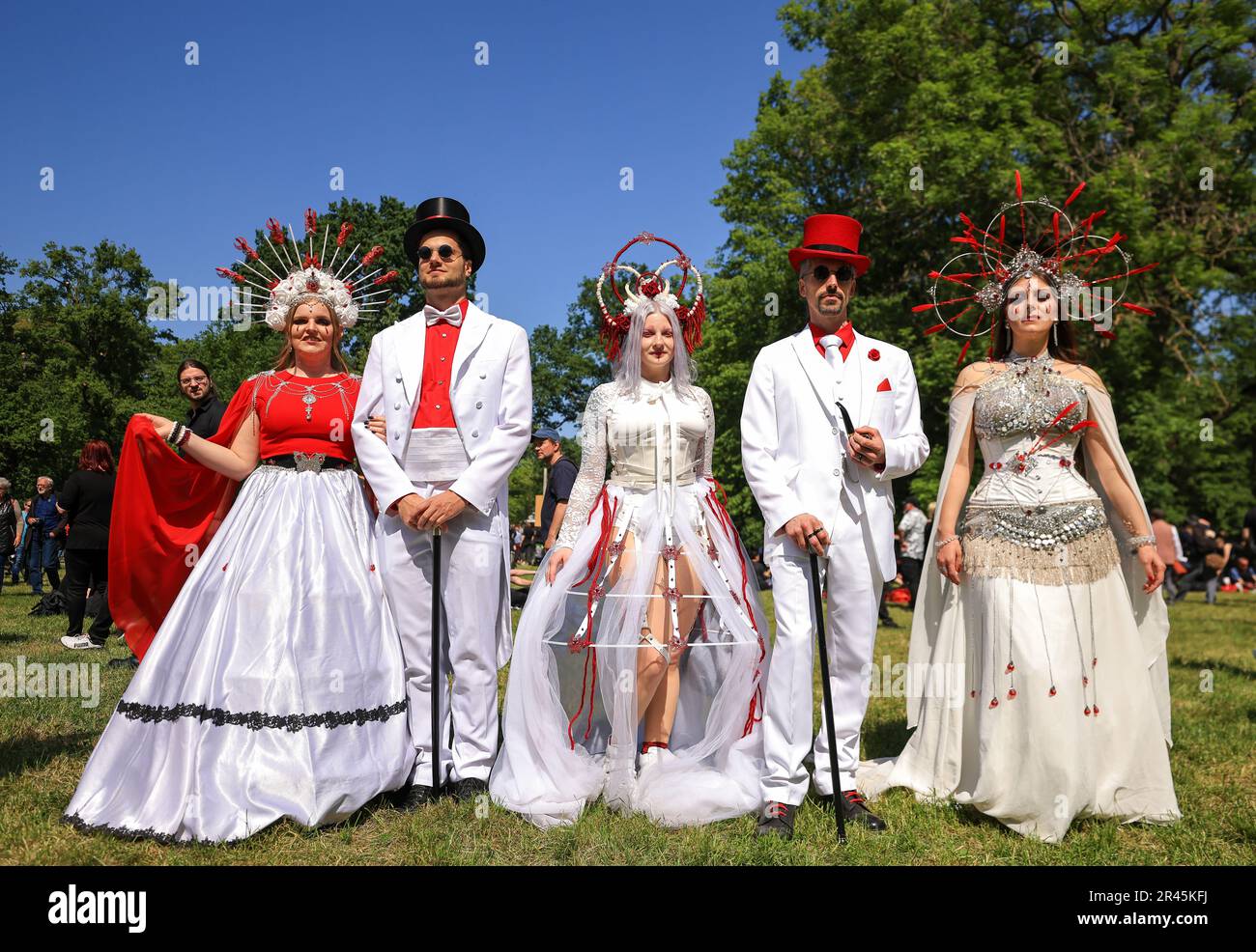 Leipzig, Germany. 26th May, 2023. A group from Augsburg visits the ...