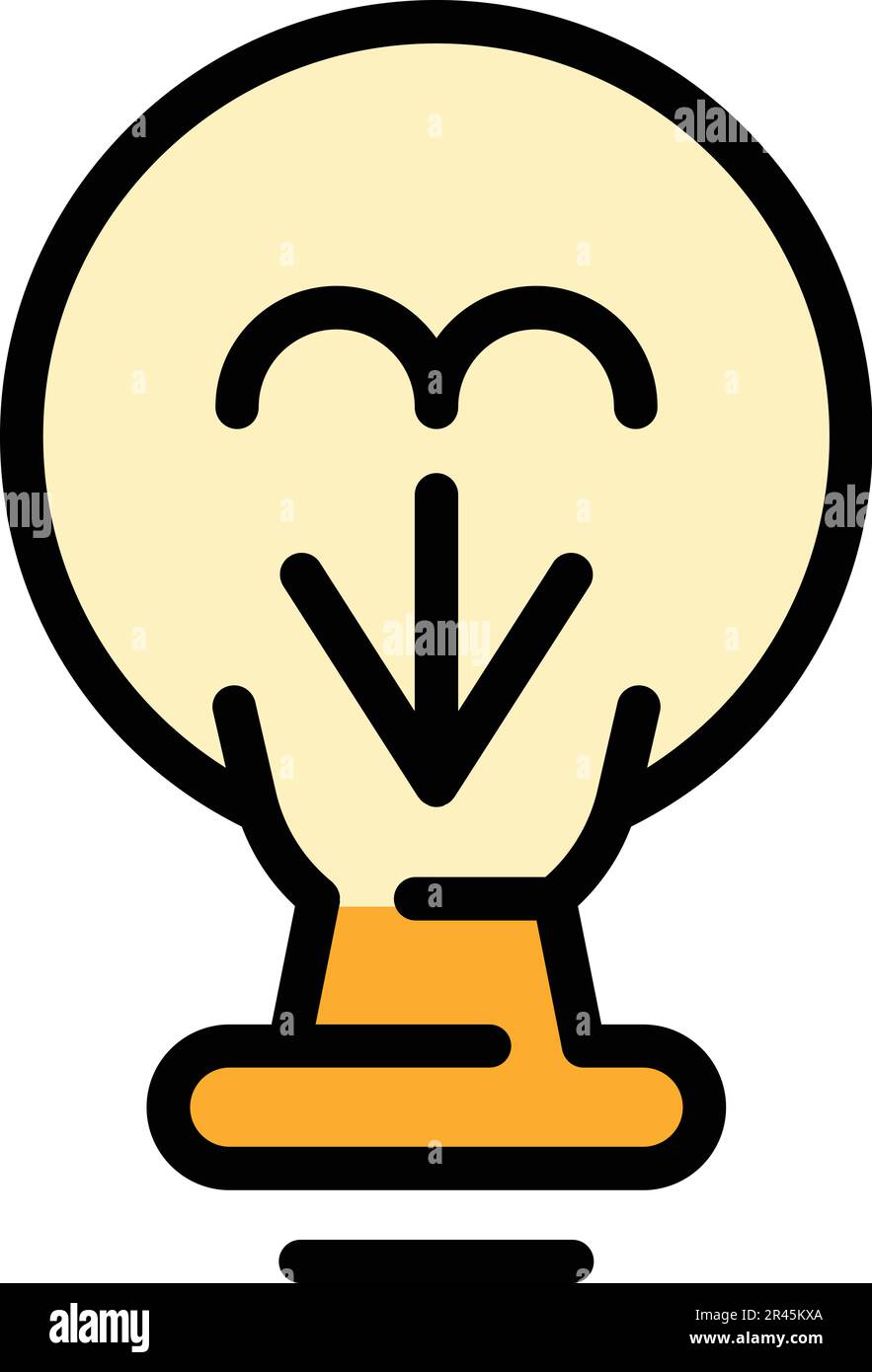 Led smart lightbulb icon. Outline Led smart lightbulb vector icon for ... Led smart lightbulb icon. Outline Led smart lightbulb vector icon for ...