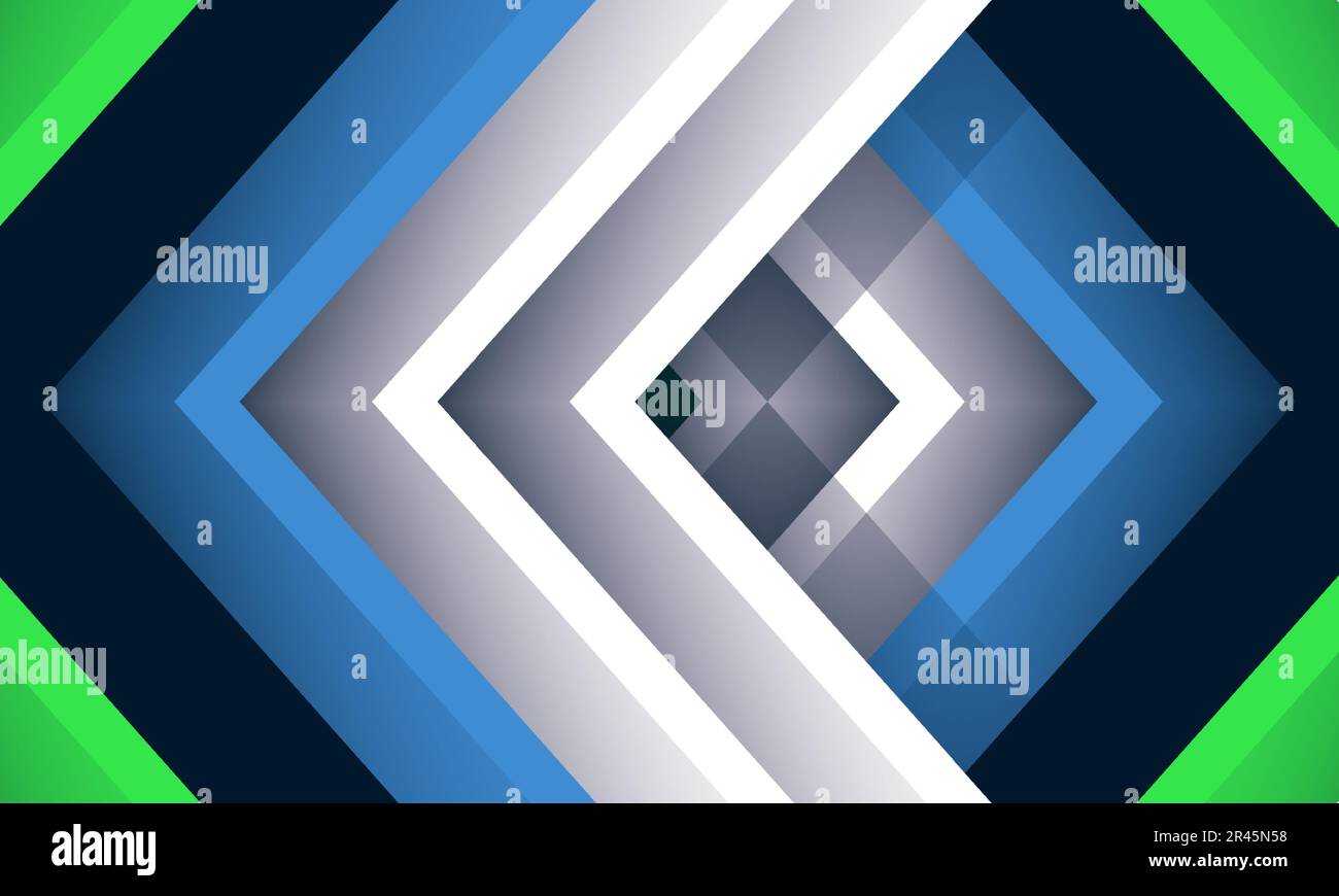 Vector abstract colored geometric 3D background with rhombus and arrows ...