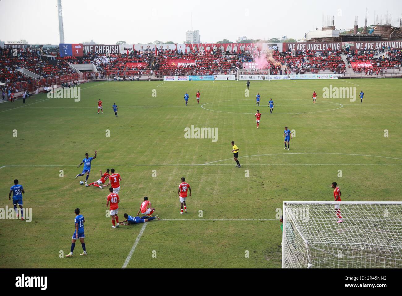 Bangladesh Premier League 2022-23 match between Bashundhara Kings and SK Russel KC at ...