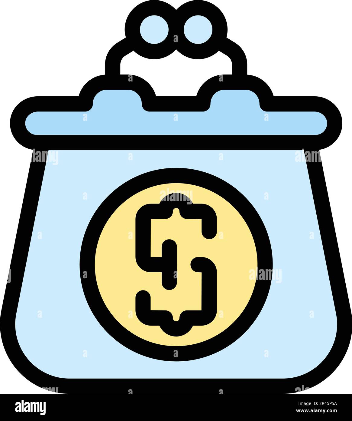 Wallet money icon. Outline Wallet money vector icon for web design ...