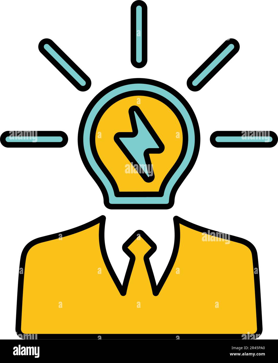 Brainstorming, idea icon. Commercial use, printed files and ...