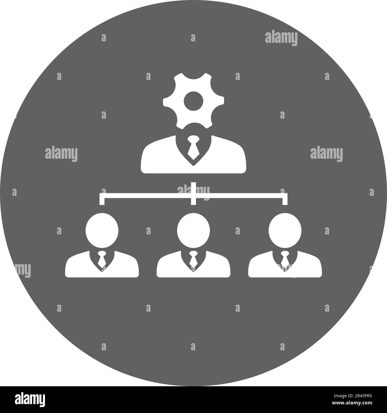 Business, hierarchy, management icon. Simple vector illustration for ...