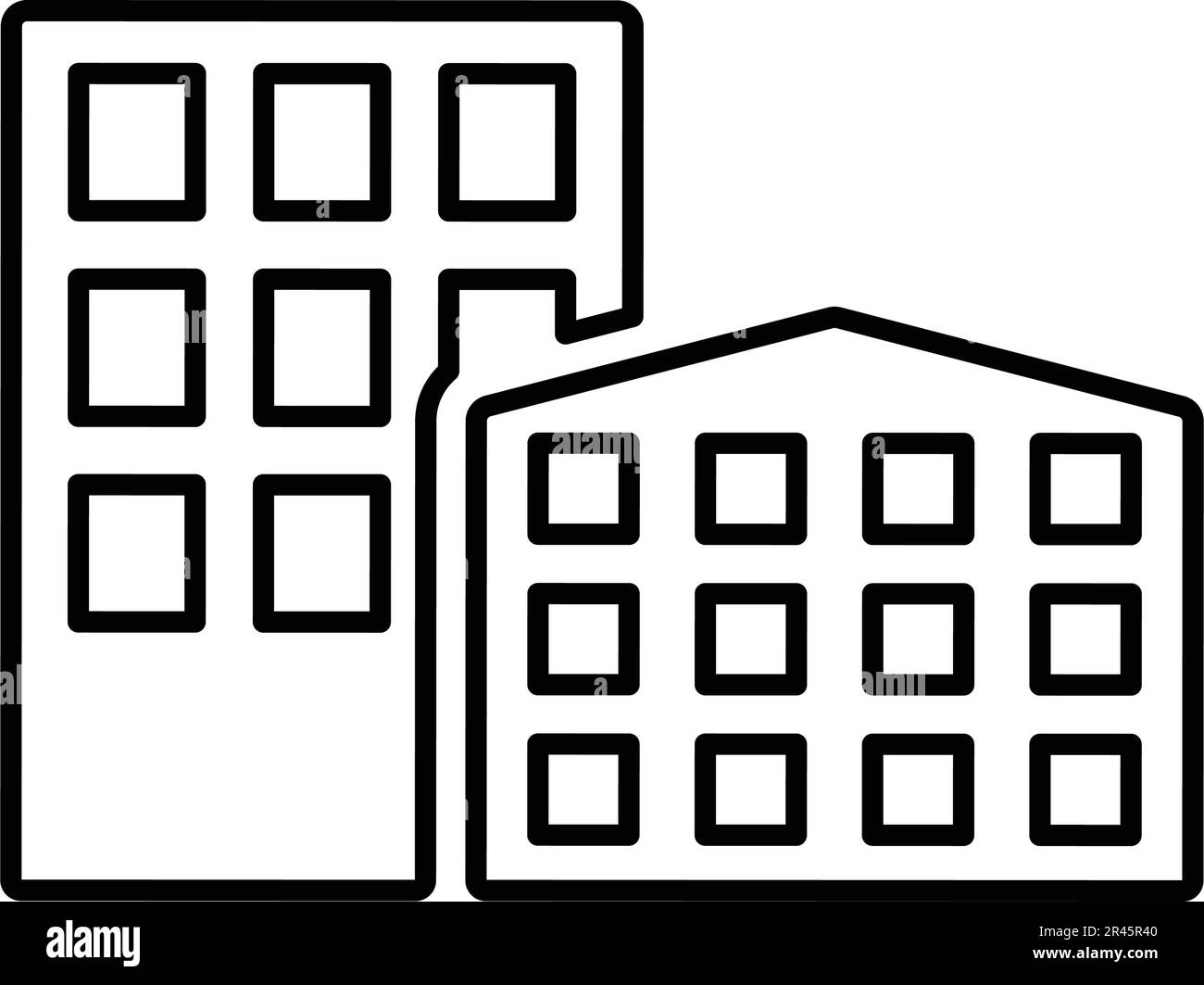 Building, city, enterprise, office icon. Commercial use, printed files ...