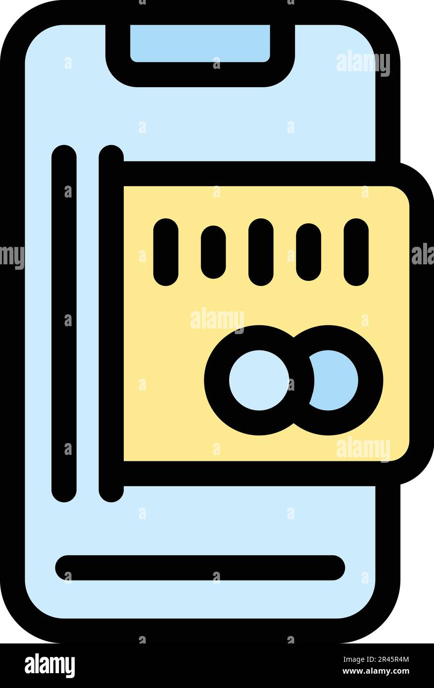 Mobile banking icon. Outline Mobile banking vector icon for web design ...