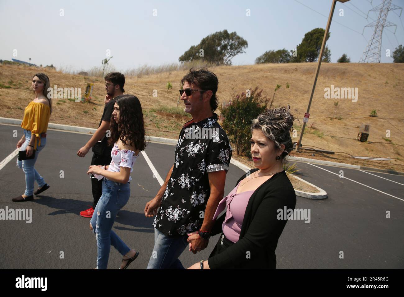 Jose Villalobos (second from right) and his wife Maria Villalobos ...