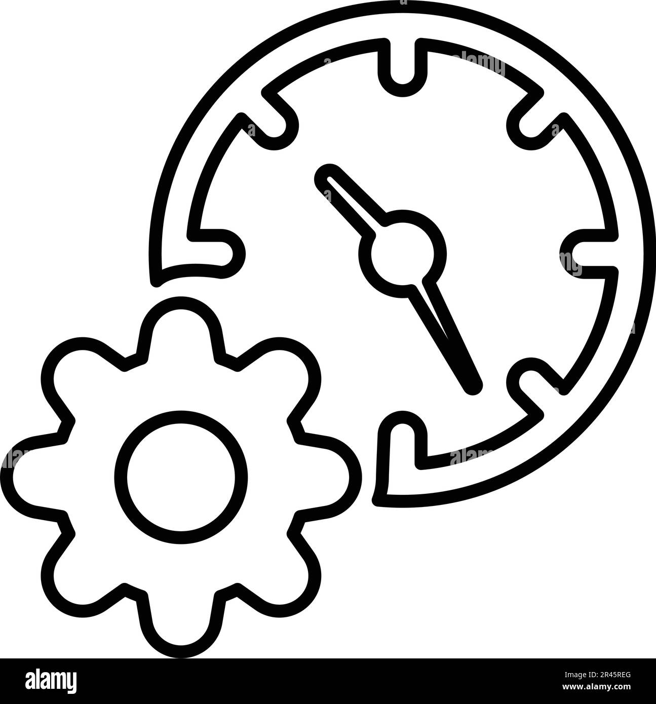 Management, settings, time, working time icon - Beautiful vector design. Perfect use for web ...