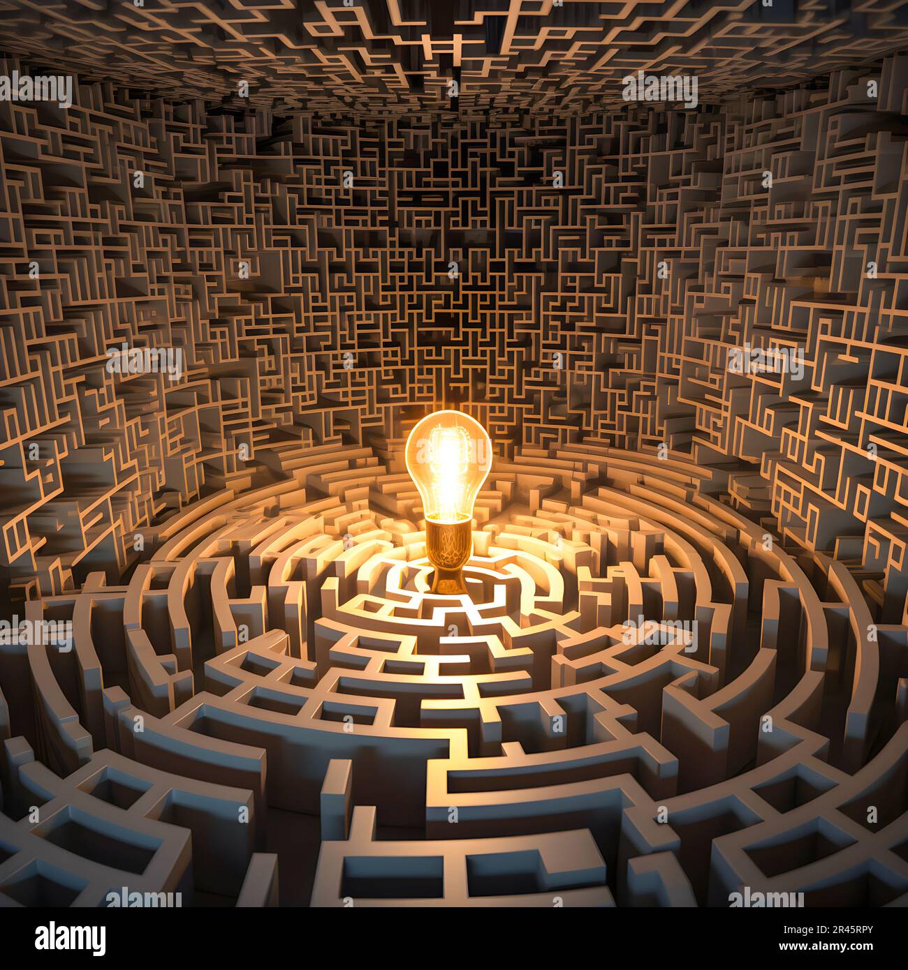 maze and idea Stock Photo - Alamy