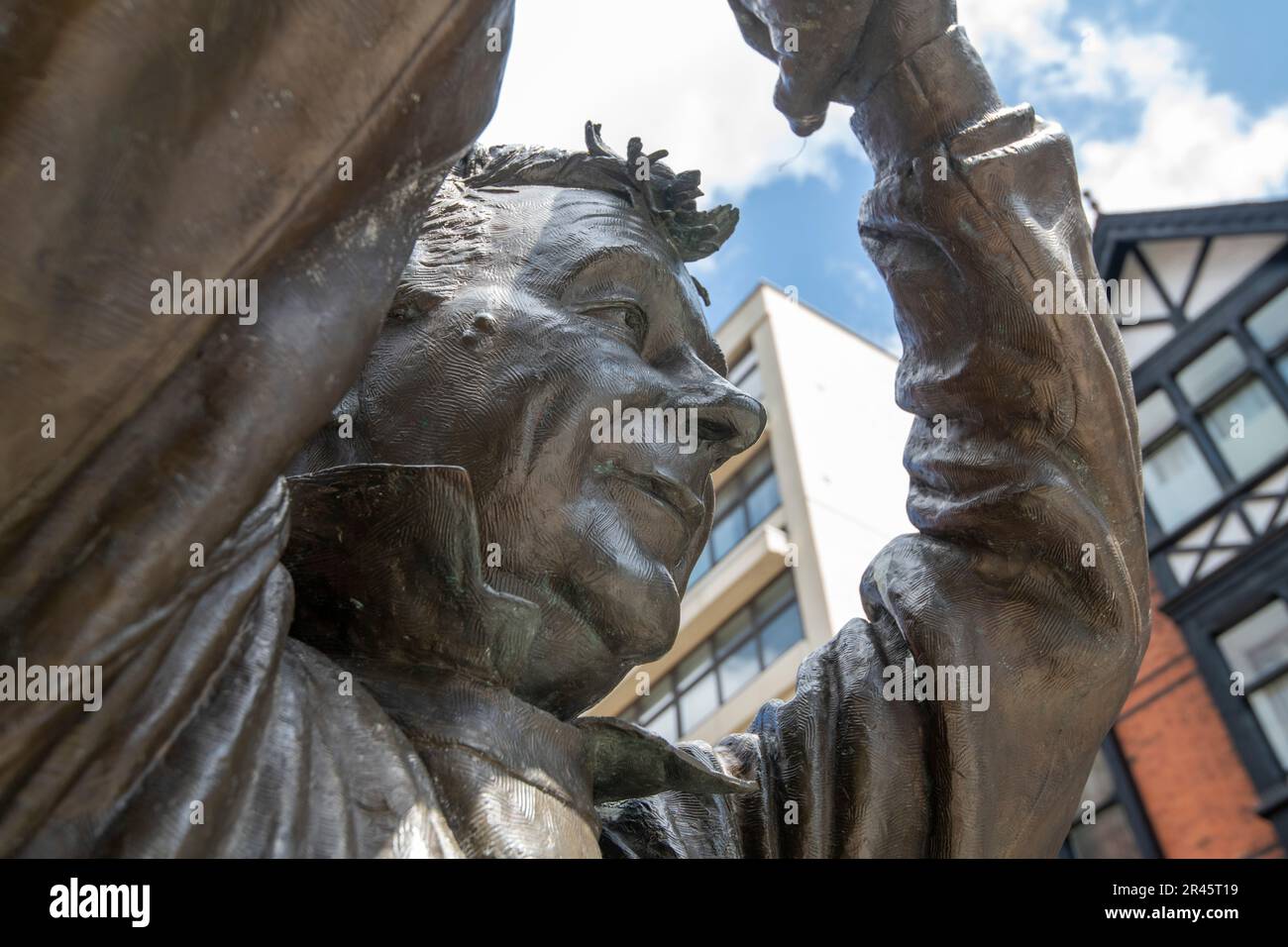 Brian Clough Statue in Nottingham City, Nottinghamshire England UK ...