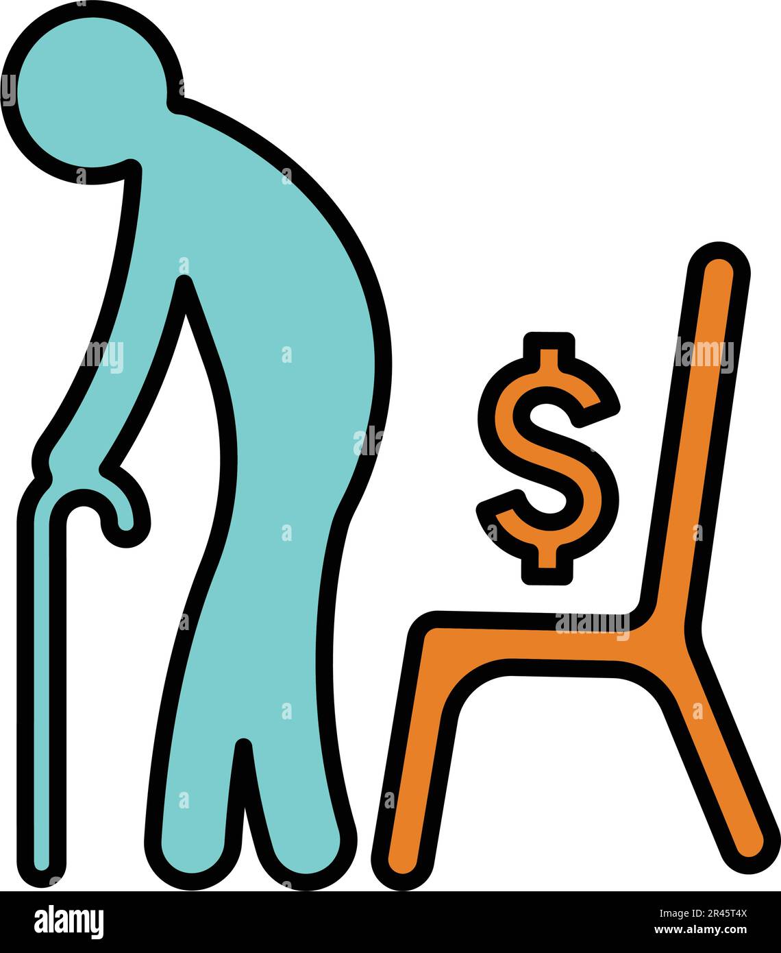 Pension, retirement money icon - Beautiful vector design. Perfect use ...