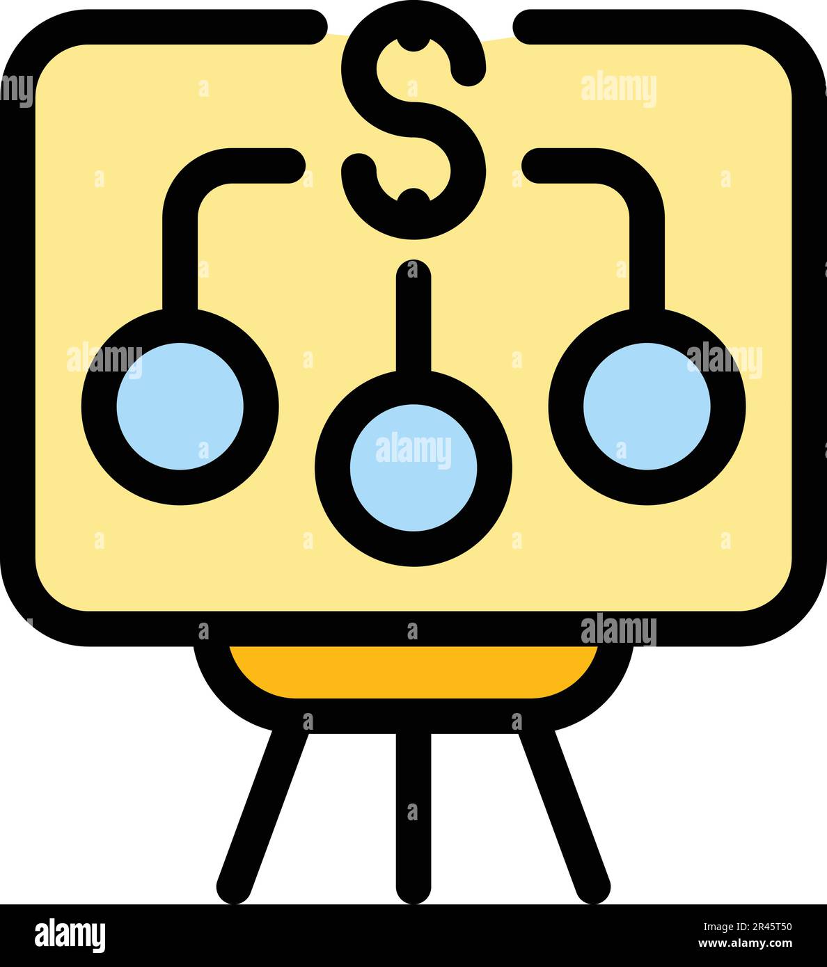 Banking support icon. Outline Banking support vector icon for web ...