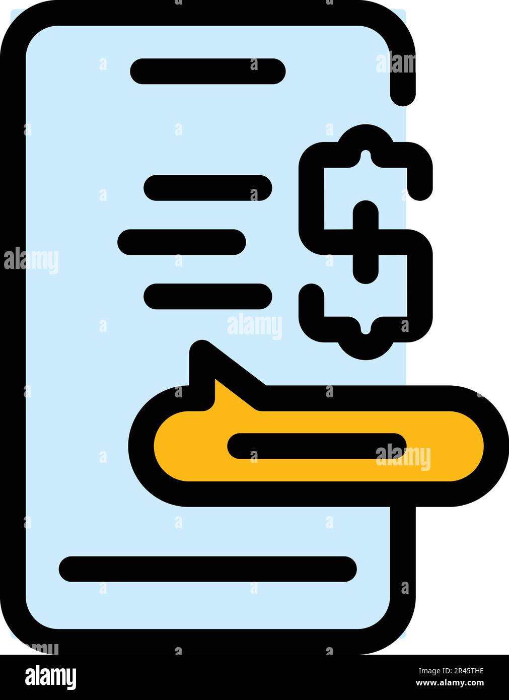 Financial assistance icon. Outline Financial assistance vector icon for ...