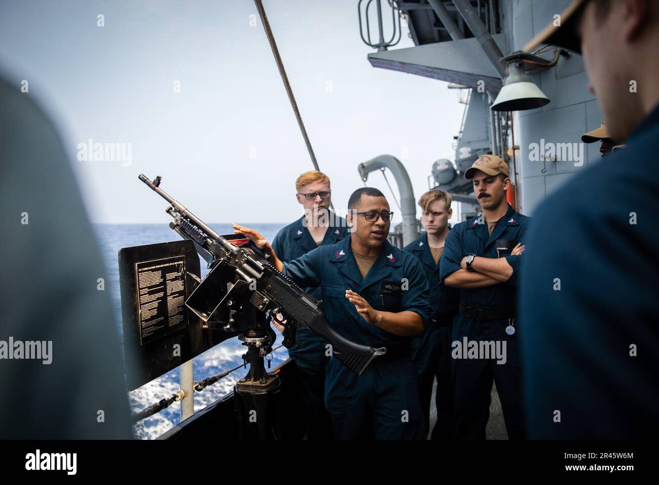 230411-N-YV347-2035 PHILIPPINE SEA (April 11, 2023) U.S. Navy Gunner's ...
