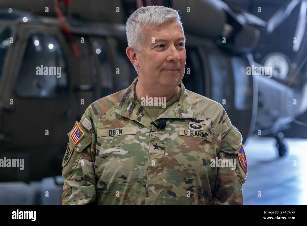 Brig. Gen. Roger Deon, Commanding General of the Army Reserve Aviation ...