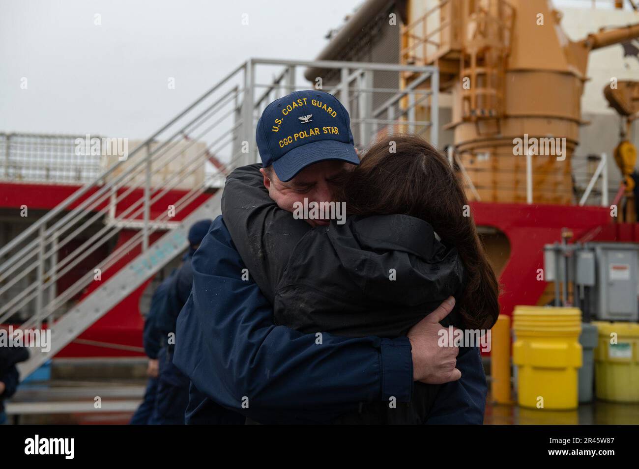 U.S. Coast Guard Captain Keith Ropella, commanding officer of USCGC ...