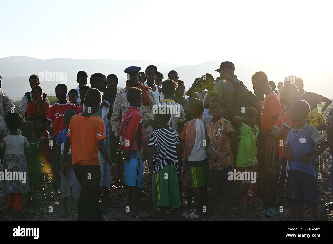 The 450th Civil Affairs Battalion East Africa is welcomed by the ...